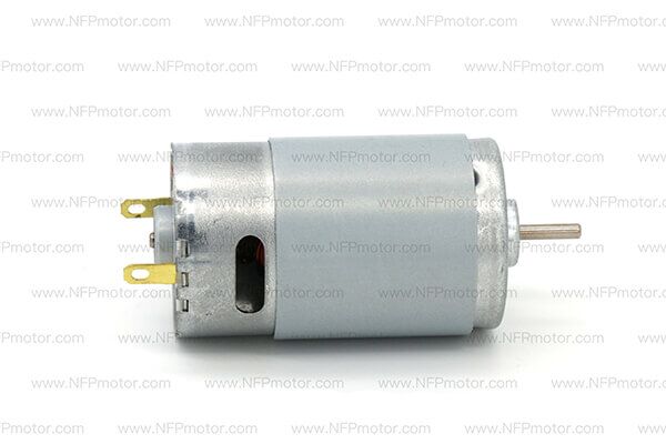 RS 395 Brushed DC Motor 28mm Diameter Performance Specs