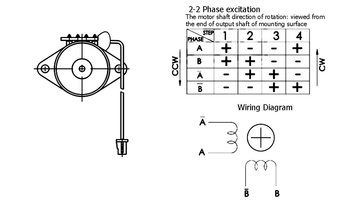 Step Gear Motor With Protective Shell and Speed Control